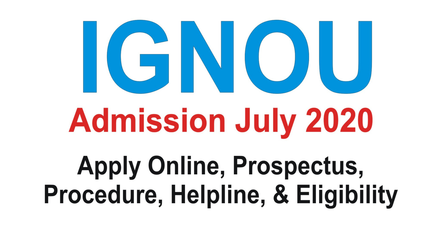 Ignou University Admission Form - Admissionforms.net Ignou University Admission Form - Admissionforms.net